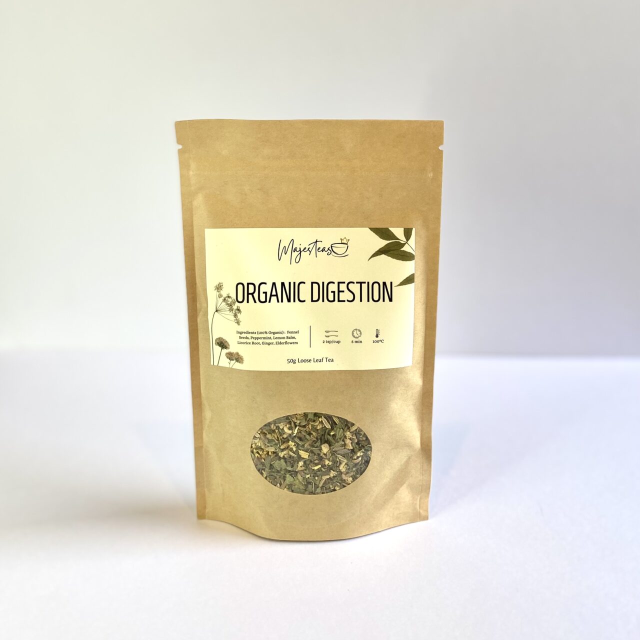 Digestion Organic Tea - Majesteas Australia