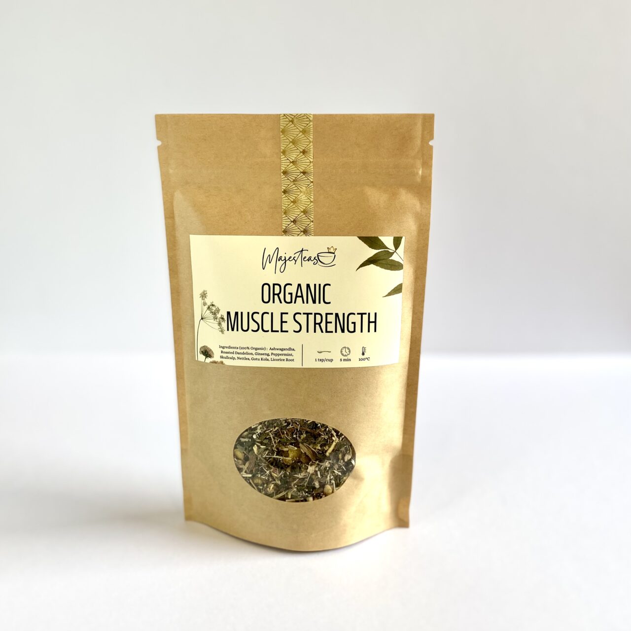 Muscle Strength Organic Tea - Majesteas Australia