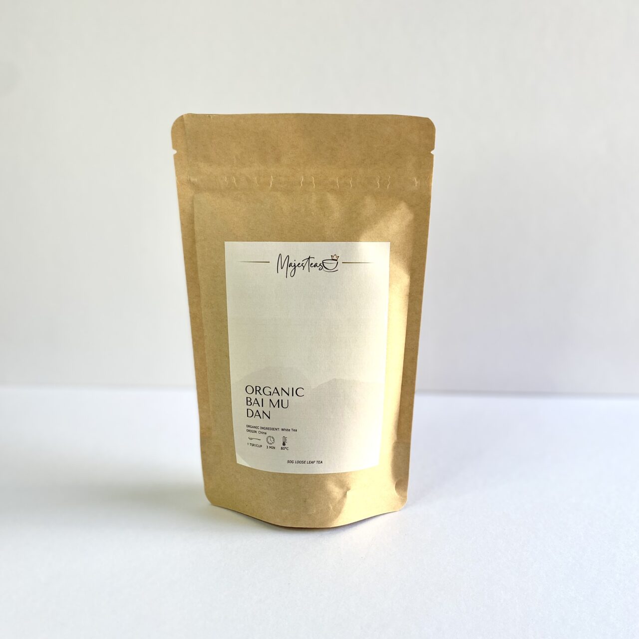 Bai Mu Dan Organic Tea - Majesteas Australia