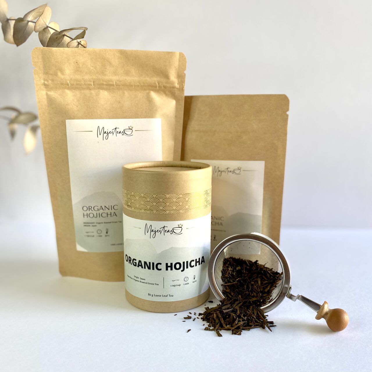 Hojicha Organic Tea - Majesteas Australia